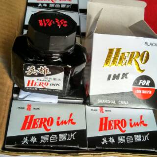 Tinta Hero Ink. For All Fountain Pen. Tinta Pena Isi Ulang | Shopee ...