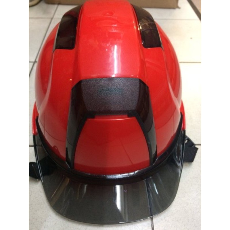 Jual Helm Safety Helm Proyek Merah Heavy Duty Made In Taiwan ORIGINAL ...