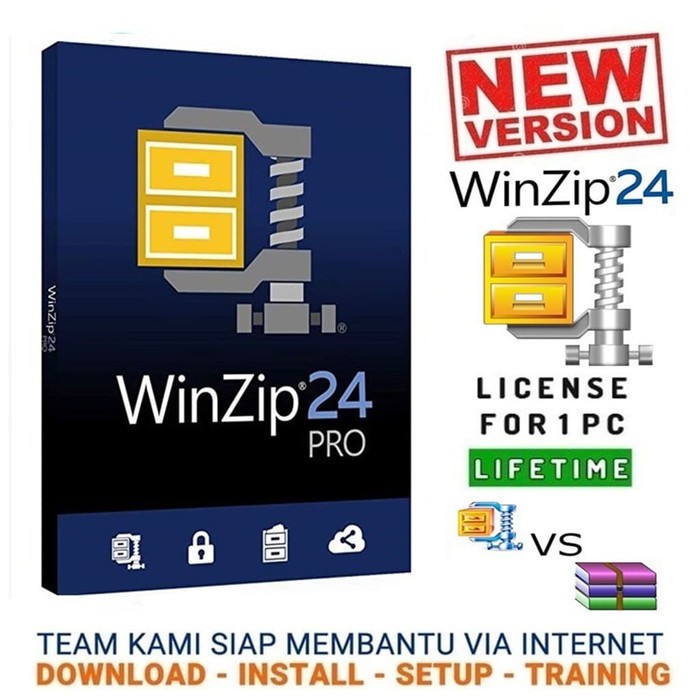 Jual WinZip Pro 24 Original Lifetime License Register under your Name ...