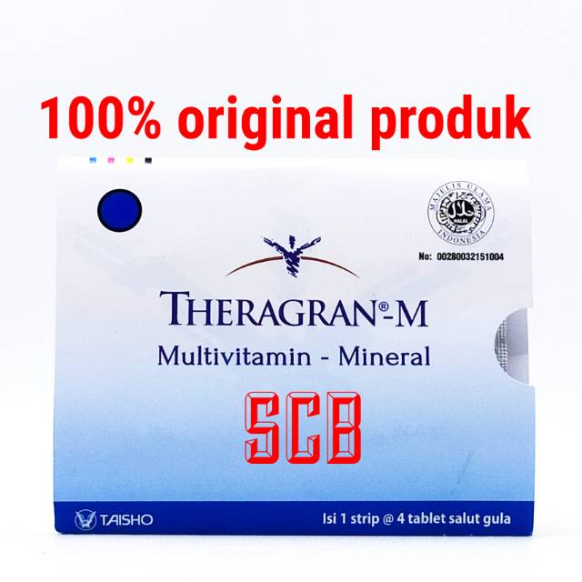 Theragran M / Theragran-M - Multivitamin - Mineral | Shopee Indonesia
