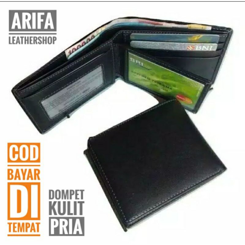 Jual DOMPET KULIT PRIA BAHAN FULL KULIT DOMBA ASLI MODEL LIPAT MODIS ...