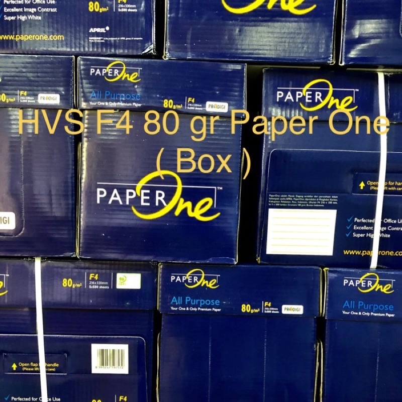 Jual Hvs putih F4 80 gr , Paper One ( Box ) | Shopee Indonesia