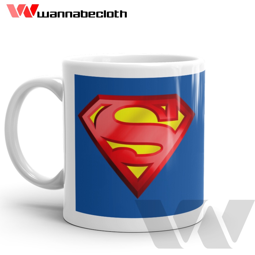 Jual Mug Superman Gelas Superman Cetak Mug Custom Mug Printing Kado ...