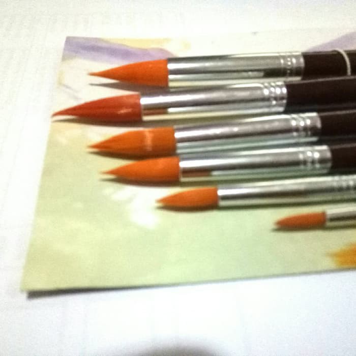 Jual Kuas Round Set (6pcs 2,4,6,8,10,12) | Shopee Indonesia