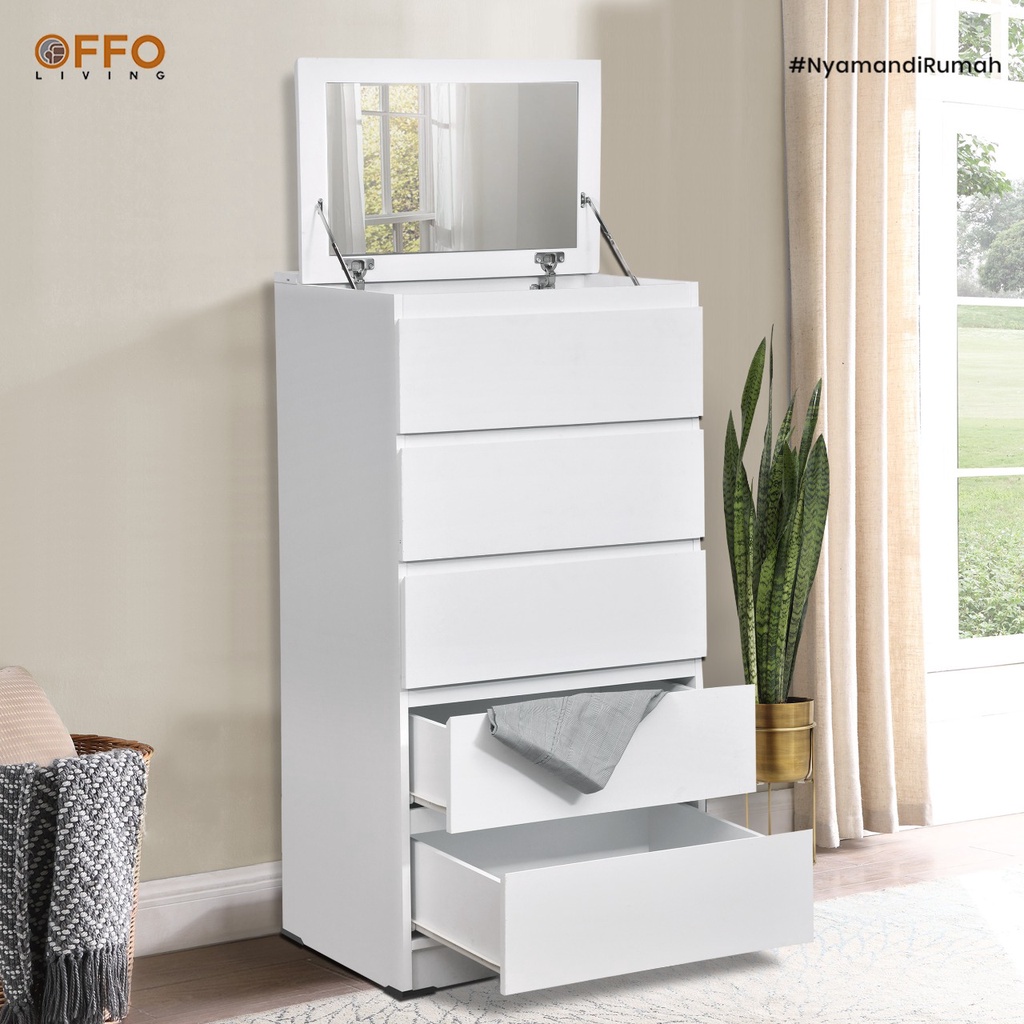 Jual Offo Living - Drawers Dresser Lily - Meja Rias Drawer Lily - Meja ...