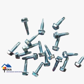Jual 100 pcs10x19 Baut / sekrup / roofing / ruping Baja Ringan EAK ...