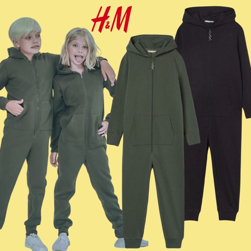 Jual OVERALL HOODIE HnM ANAK JUMPSUIT JAKET UNISEX LAKI-LAKI PEREMPUAN ...