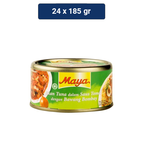 Jual Maya Tuna Bombay 185 gr x 24 | Shopee Indonesia
