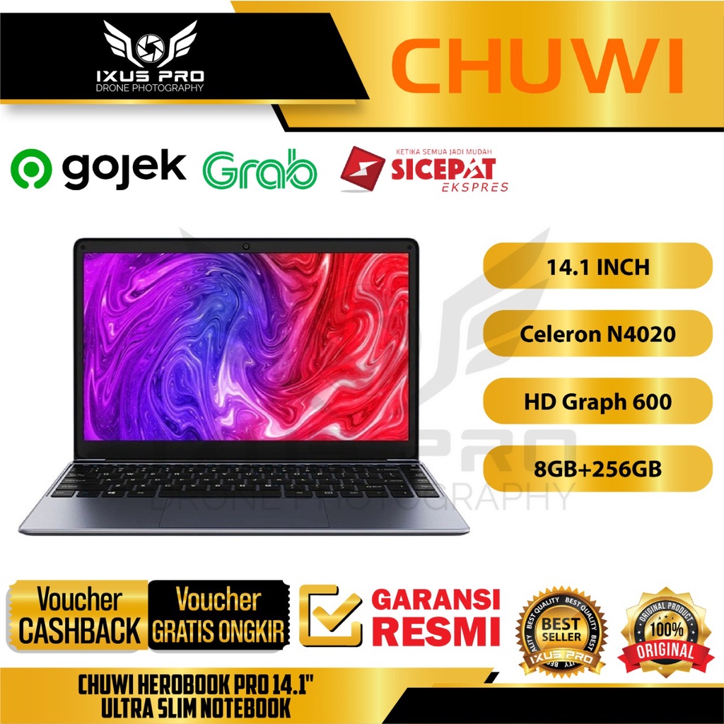 Jual Chuwi HeroBook Pro 14.1" Ultra Slim Notebook | Shopee Indonesia