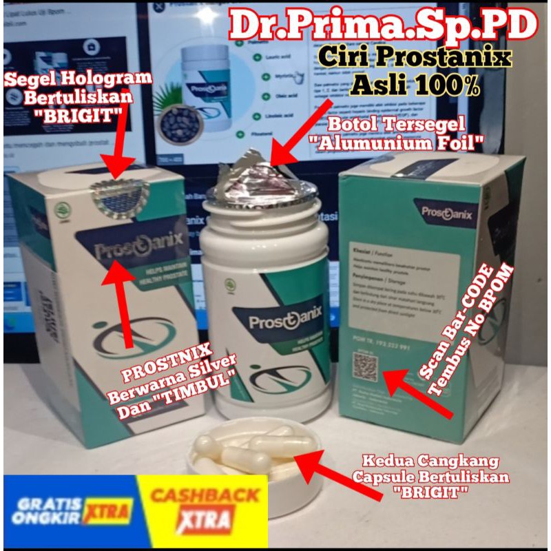 PROSTANIX Asli Obat Prostat Original Herbal Alami Tanpa Efek Samping ...