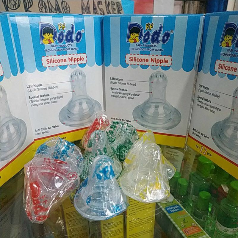 Jual DODO SILICONE NIPPLE S M L XL | Shopee Indonesia