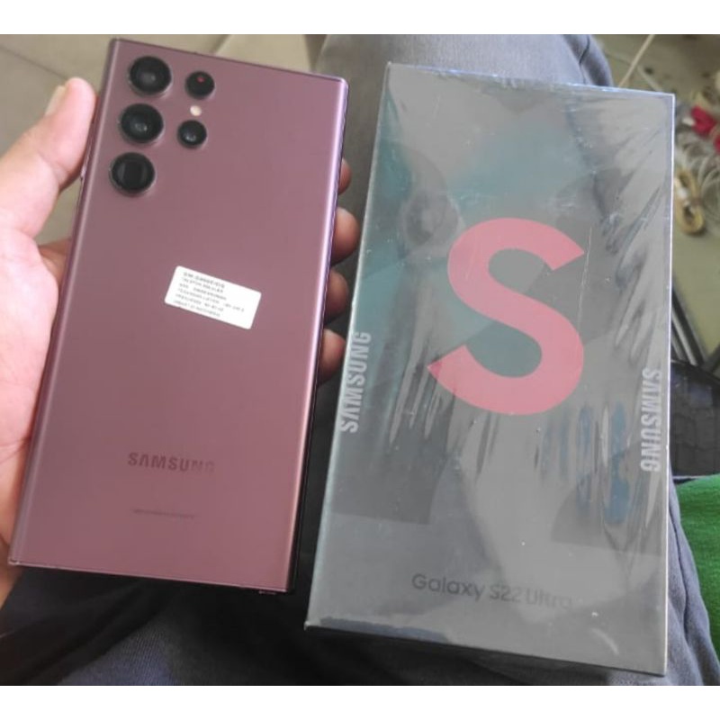 Jual hp samsung s22 ultra 512gb dan 256gb second mulus lengkap resmi sein siap pakai promo ...