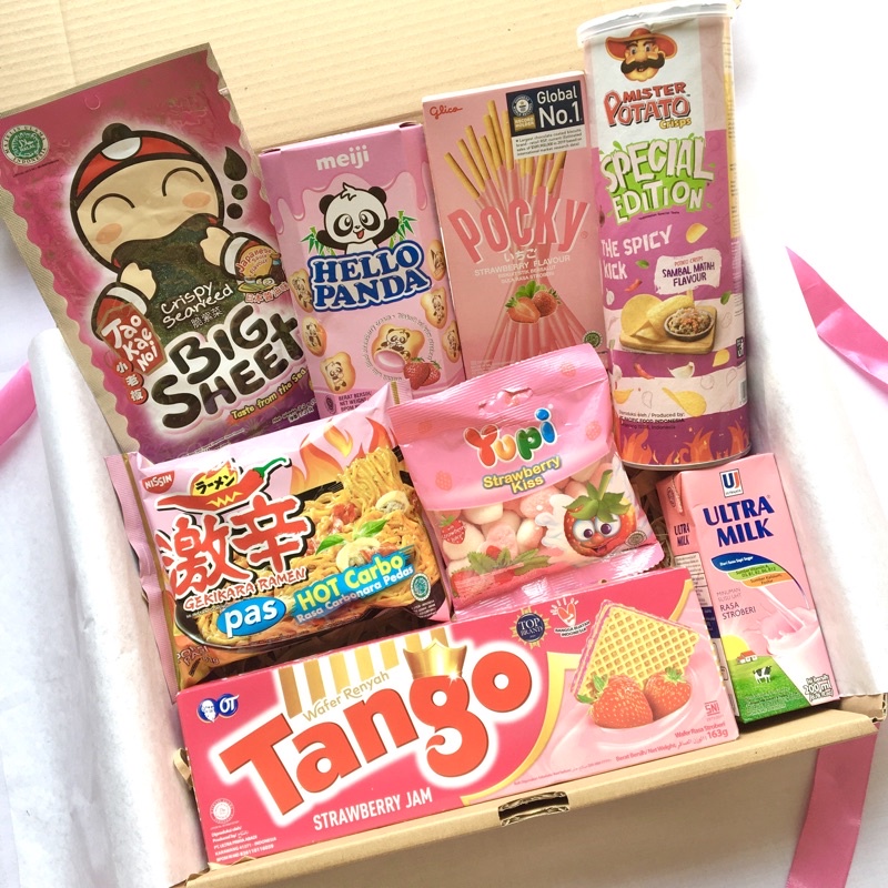 Jual SNACK BOX/GIFT BOX/PINK EDITION | Shopee Indonesia