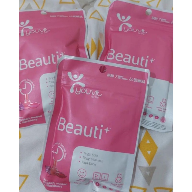 Jual Youvit Gummy Beauti+ Multivitamin 1 sachet / isi 7 Gummy | Shopee ...