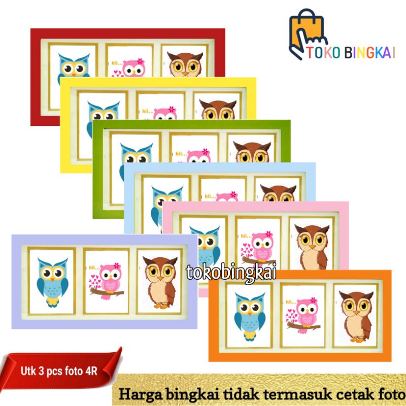 Jual Bingkai Foto 4R isi 3, Frame Foto 4R isi 3, Bingkai Foto Minimalis ...