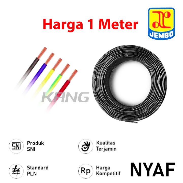 Jual Kabel Ground Serabut 10mm NYAF Jembo Tembaga Asli per 1 meter | Shopee Indonesia
