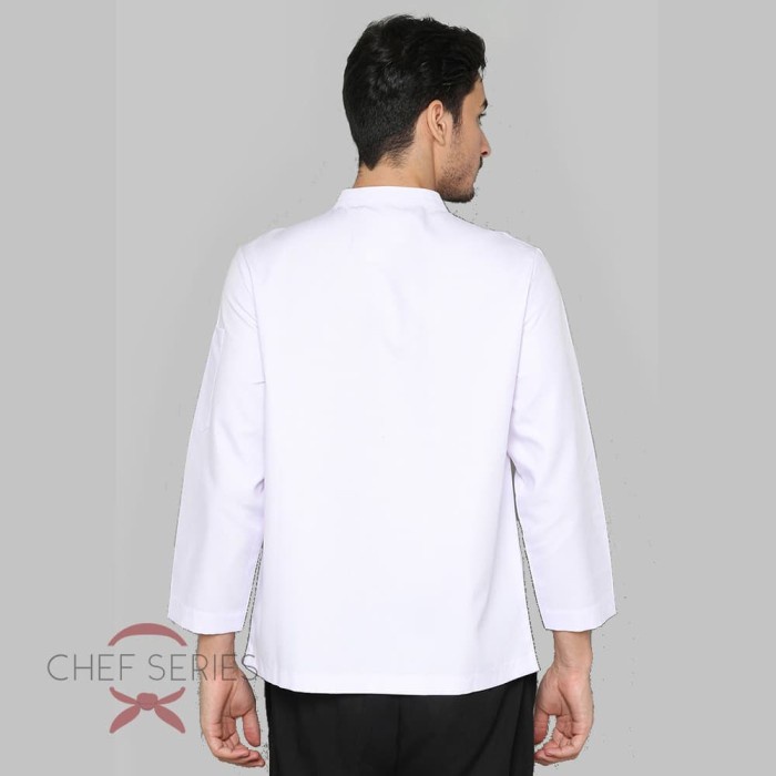 Jual PRIA-KOKI-SERAGAM- CHEF SERIES SIMPLE SERIES TANGAN PANJANG BAJU ...
