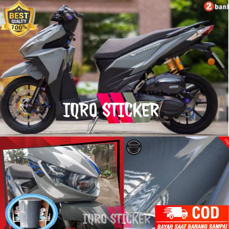 Jual Stiker skotlet motor abu merk profix scotlite motor jenis glossy ...