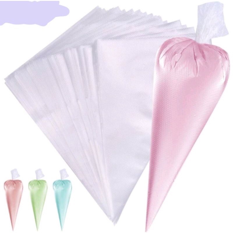 Jual Plastik Segitiga 10 pcs Paping Bag Plastik Murah Tahan Panas ...