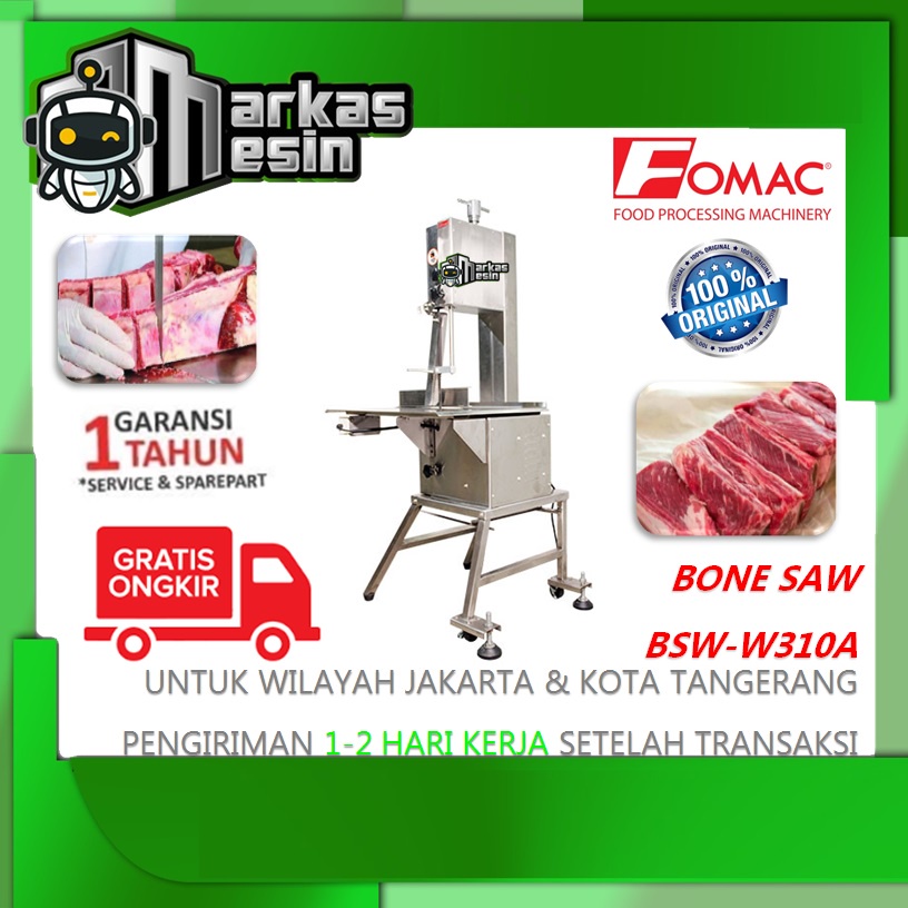 Jual Mesin Pemotong Daging Beku Ikan dan Tulang Bone Saw BSW-W310A ...