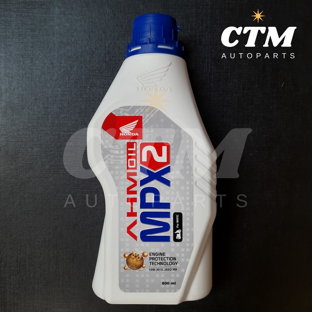Jual AHM Oil MPX 2 800ml oli motor matic | Shopee Indonesia
