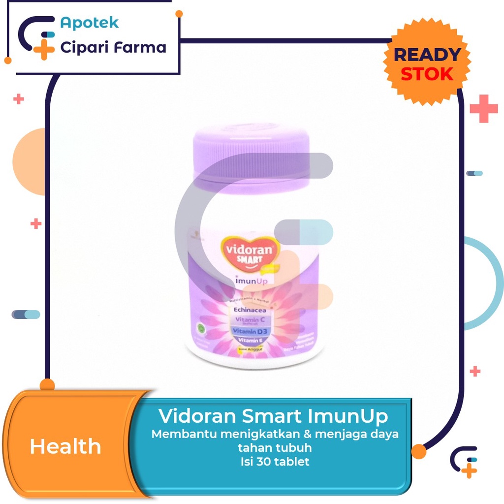 Jual Vidoran Smart ImunUp Suplemen Obat Multivitamin Daya Tahan Tubuh ...