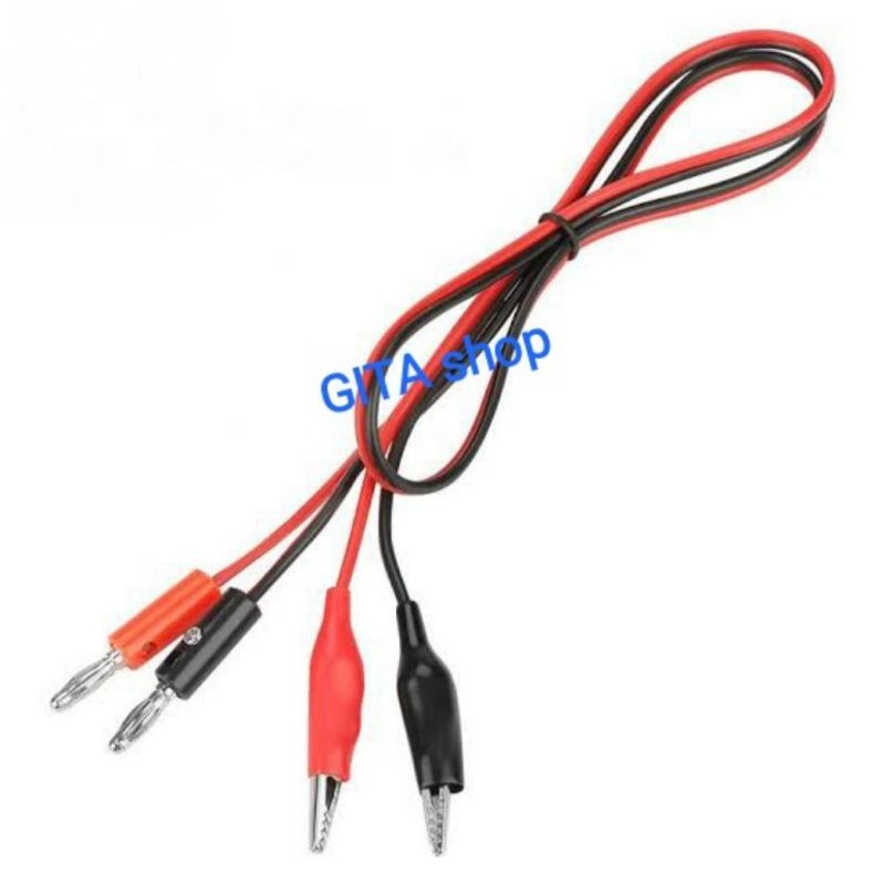 Jual KABEL POWER SUPPLY KABEL PS 2 LINE CAPIT BUAYA MERAH HITAM ...