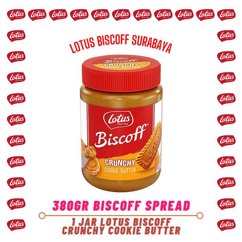Jual Lotus Biscoff Spread Selai Crunchy Ukuran Besar 380 gram | Shopee ...