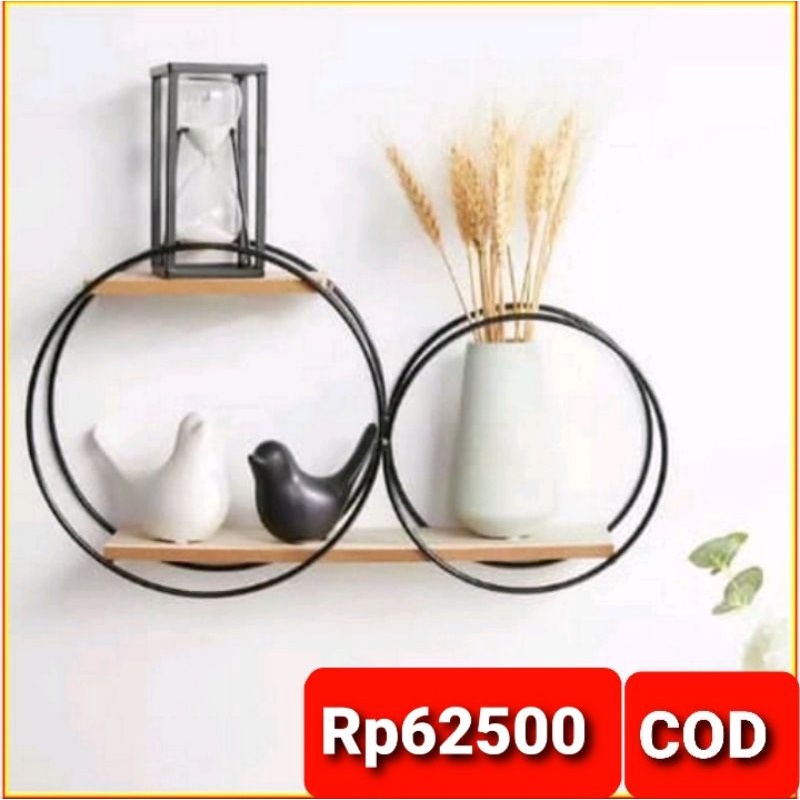 Jual Rak Dinding Bulat Gandeng-Dekorasi Rumah-Rak Minimalis | Shopee ...