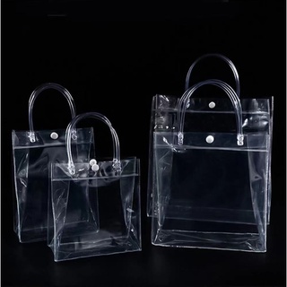 Jual Mika Transparant Tas Tenteng Varian size transparan tas hampers ...