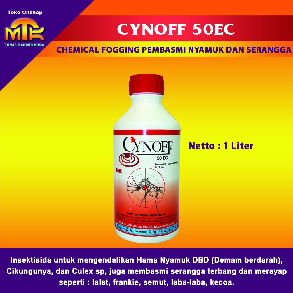 Jual CYNOFF 50 EC Obat Fogging Berdaya Basmi Cepat Terhadap Nyamuk Dan Serangga | Shopee Indonesia