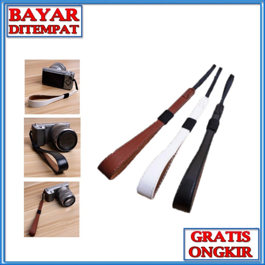 Jual tali hand strap tali pegangan kamera dslr mirrorles nikon sony ...