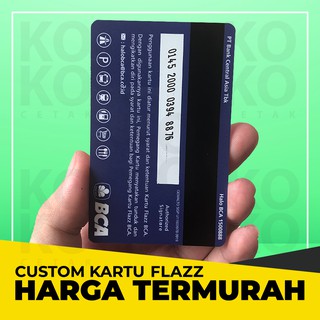 Jual Custom Kartu FLAZZ 2 sisi Bisa Cetak Foto / Gambar Bebas Gen 2 ...