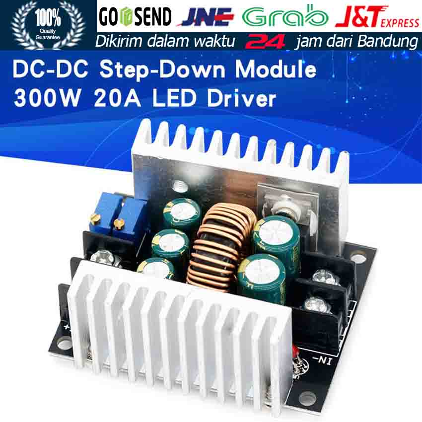 Jual 300W 20A DC-DC Buck Converter Step Down Module Constant Current ...