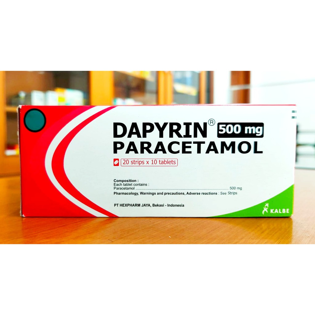 Jual Dapyrin Paracetamol Box 200 Tab | Shopee Indonesia