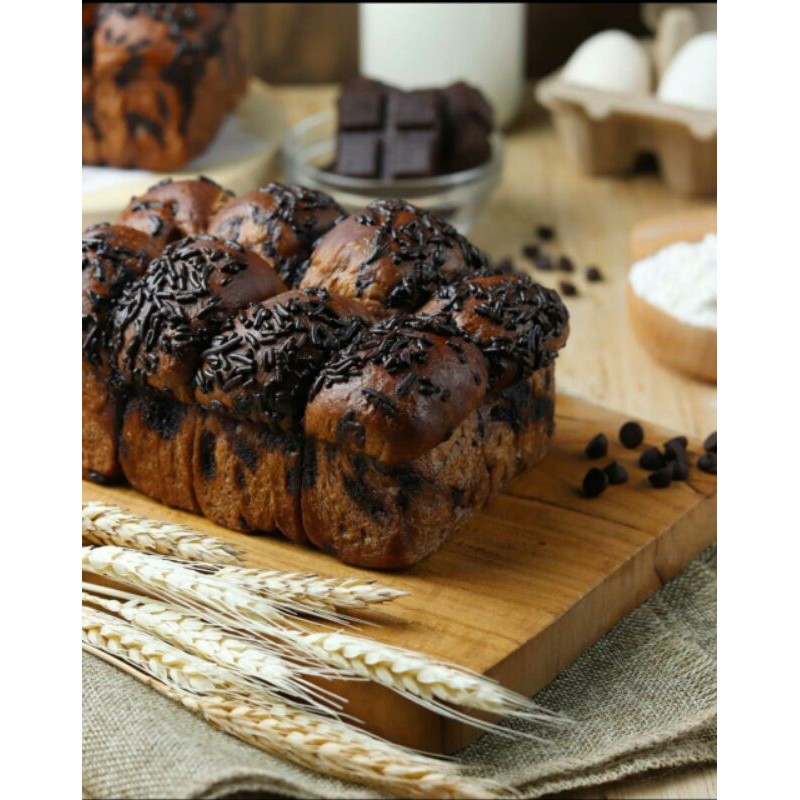 Jual D2Bakery-Roti Sobek Coklat (Chubbiks double choco) | Shopee Indonesia