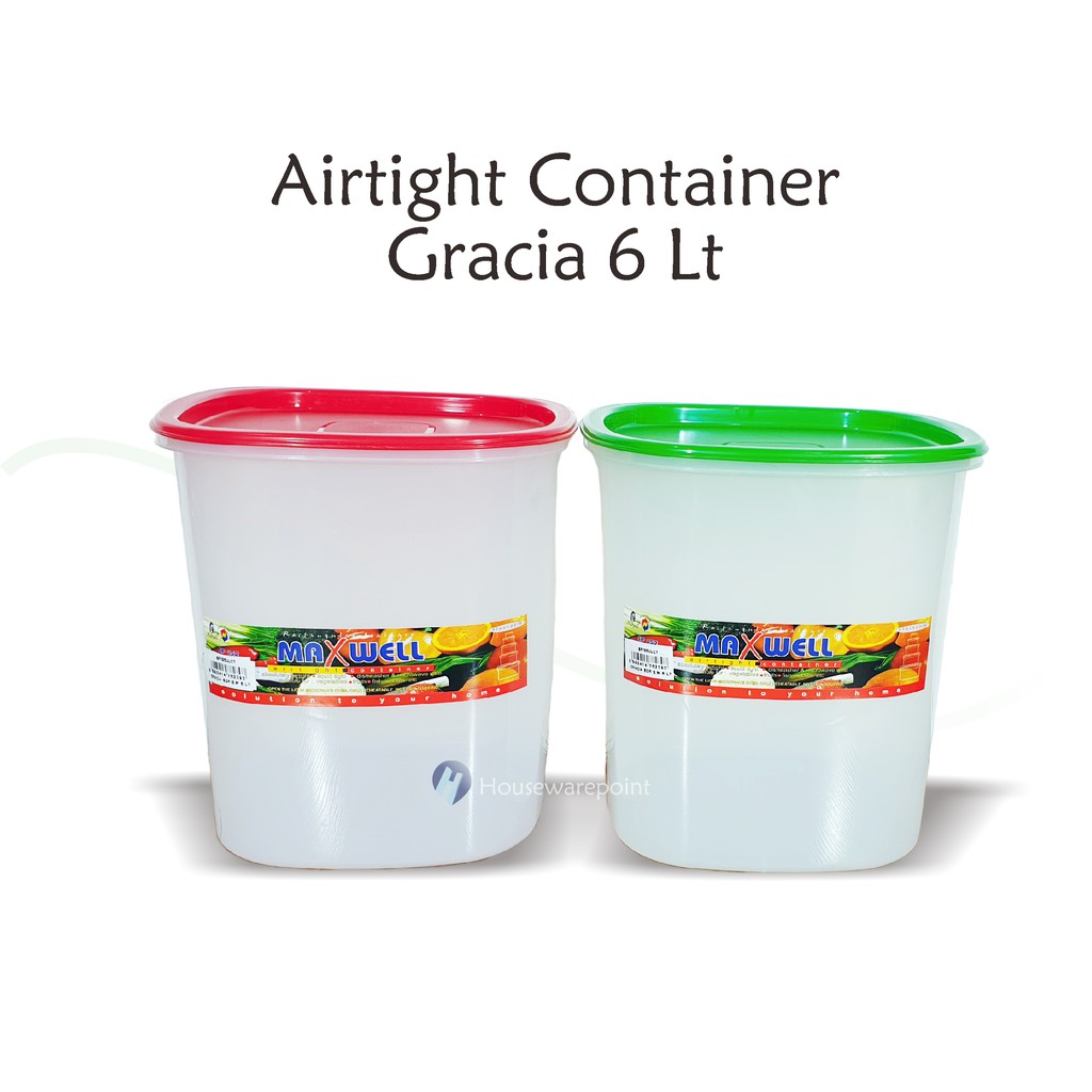 Jual 1 pcs Toples Gracia 6 L/Toples rapat/ Toples kedap udara/ Toples ...