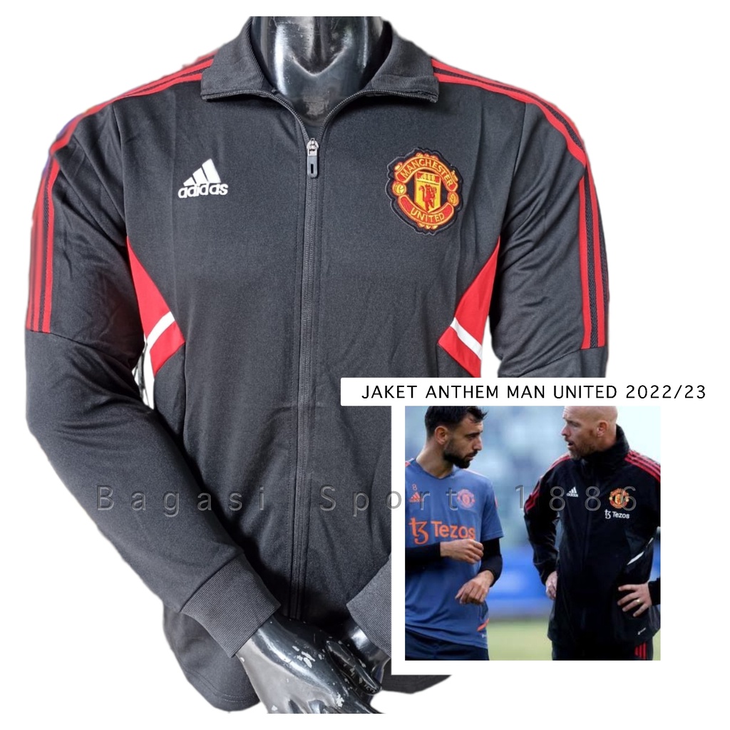 Jual Jaket Bola Jacket Sweater Anthem Antem Emyu Man Uanited Home ...