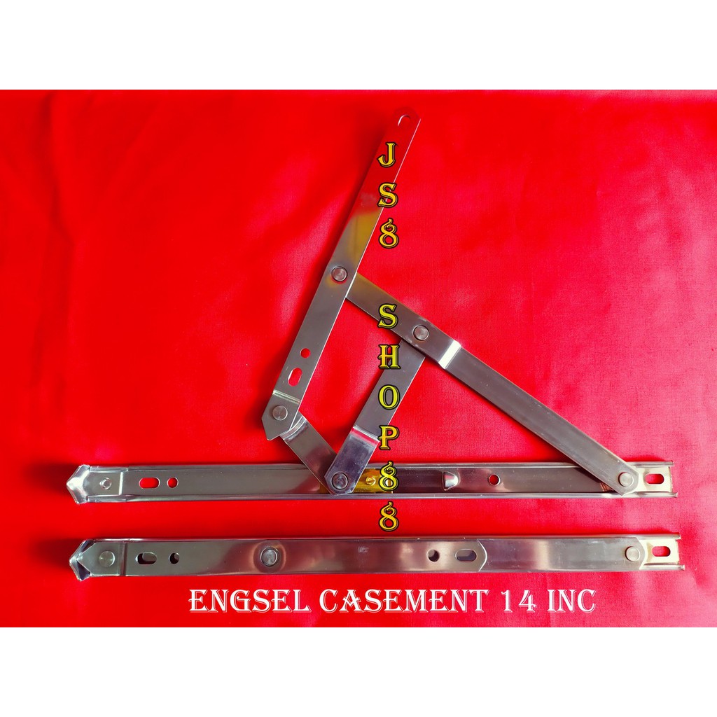 Jual ENGSEL CASEMENT 14" FASTER / ENGSEL JENDELA ALUMUNIUM 14 / ENGSEL ...