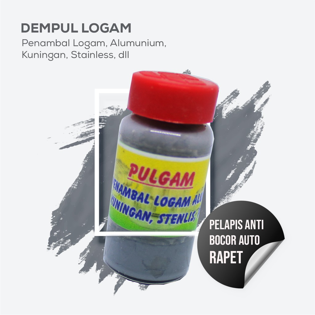 Jual Cairan penambal wajan, alumunium, logam, stainless, Dempul Logam ...