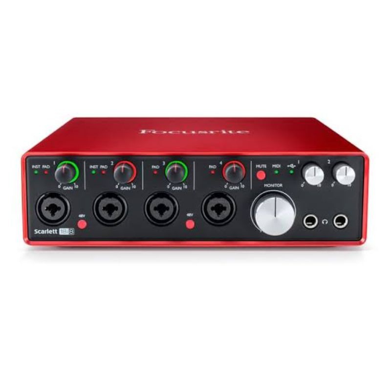 Jual FOCUSRITE SCARLETT 18i8 3RD GEN 18X8 USB AUDIO INTERFACE | Shopee ...