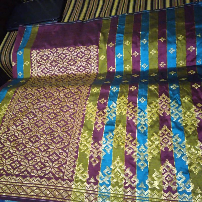 Jual Tenun songket melayu riau..motif siku awan | Shopee Indonesia