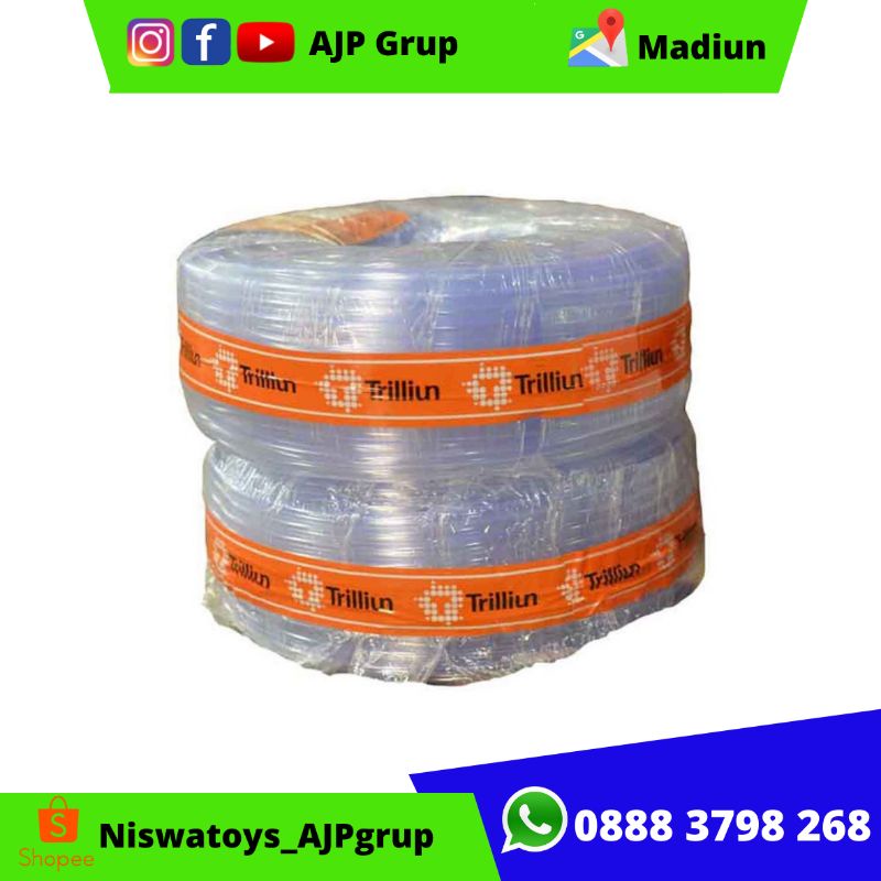 Jual Selang PVC Lampu hias ukuran 3/8" / Selang Air bening kecil ...