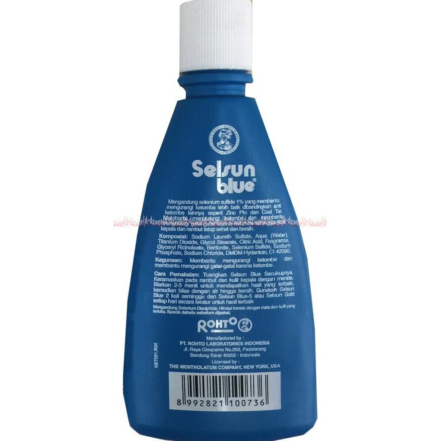 Jual shampoo Selsun Blue Biru shampoo Ketombe Selsan blue Biru 120ml ...