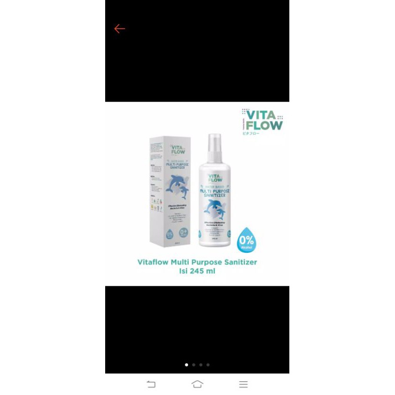 Jual vita flow multi purpose sanitizer 50ml | Shopee Indonesia
