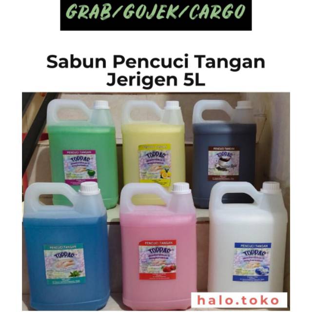 Jual Toppas Sabun Cuci Tangan Jerigen Murah! | Shopee Indonesia