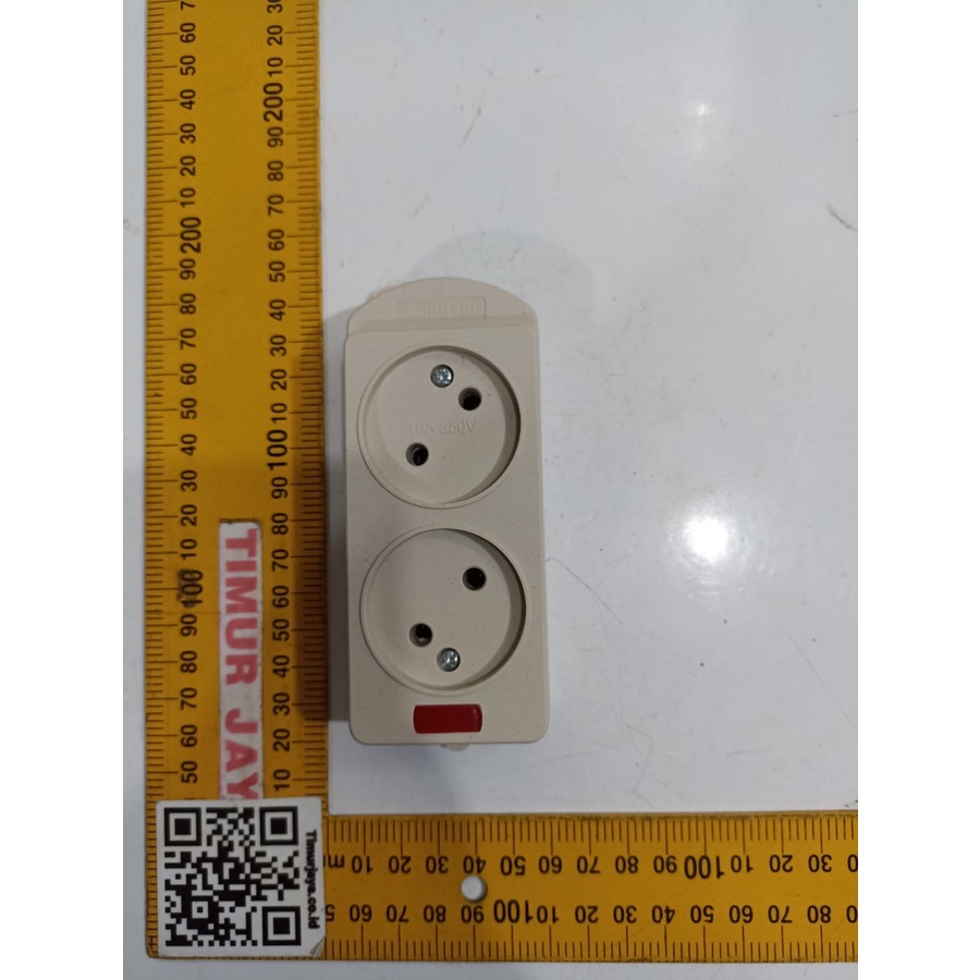 Jual TERMINAL Mitsui 2 Lubang STOP KONTAK GEPENG PIPIH Lubang Colokan Listrik | Shopee Indonesia