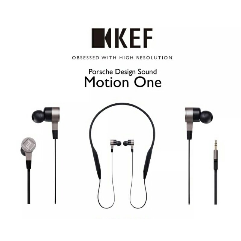 Jual KEF Porsche Design MOTION ONE In Ear Bluetooth Headphones | Shopee ...