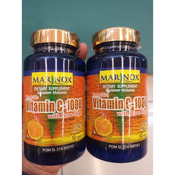 Jual Marinox Vitamin C1000 isi 50tablet | Shopee Indonesia