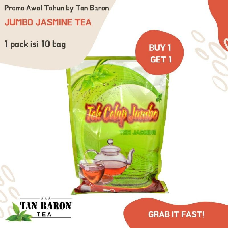 Jual TAN BARON JUMBO BAG JASMINE TEA | Shopee Indonesia